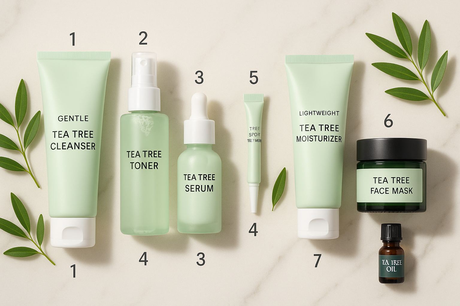 The Complete Tea Tree Skincare Routine for Acne-Prone Skin: 7 Steps ...