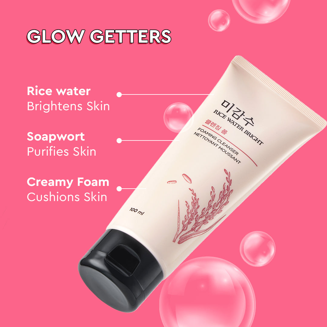 Rice Water Bright Cleansing Foam (100ml)